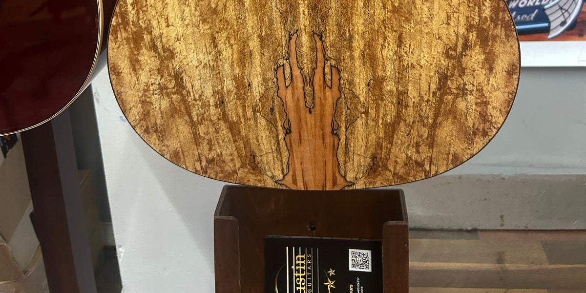 Ortega The Private Room Full Size Guitar Spalted Maple Natural - RSM-R ...