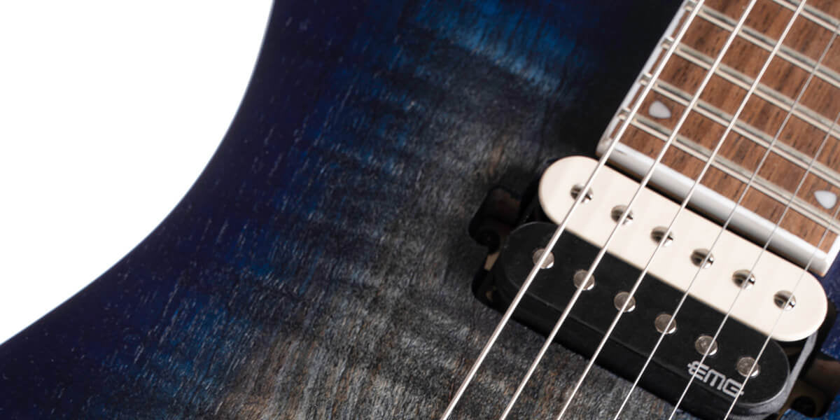 Cort KX300 Open Pore - Cobalt Burst - Electric Guitar - EMG Pickups ...
